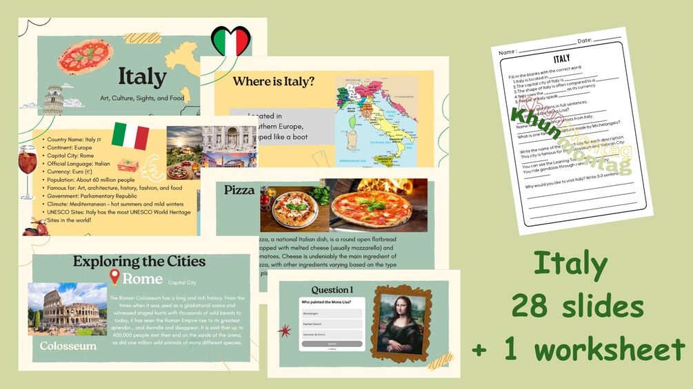 Italy: An Introduction to the Art, Culture, Sights, and Food
