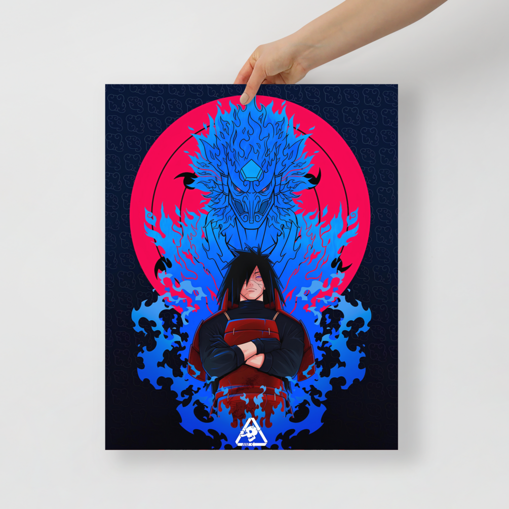 Madara Uchiha Blue-Susanoo Printable | Wall Art