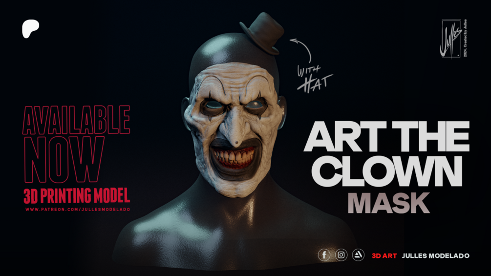 Art the Clown Mask