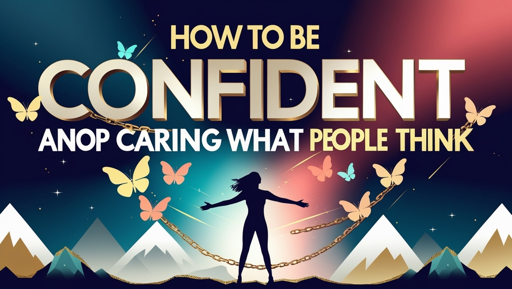 How to Be Confident and Stop Caring What People Think