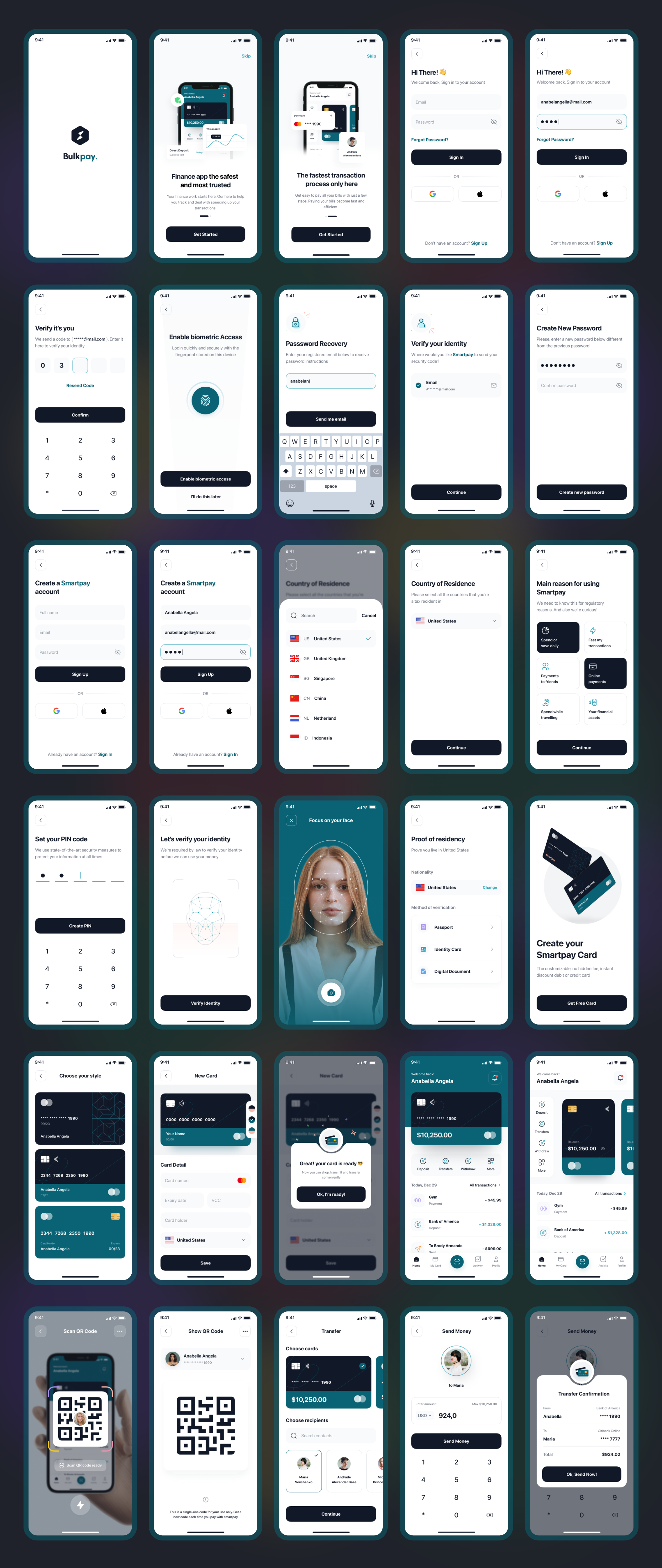 Bulkpay - Fintech App React Native Expo Ui Kit
