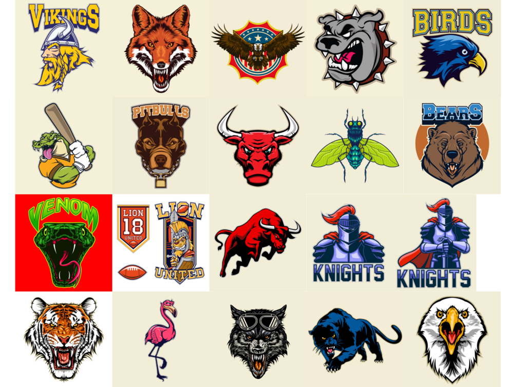 20 Editable Mascot Designs.
