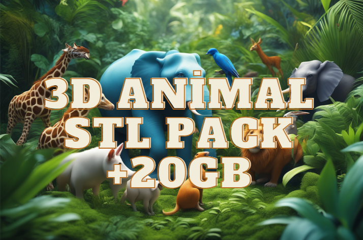 3D Animal Stl Pack,Animal House Decoration Stl Pack,3D Printable ...