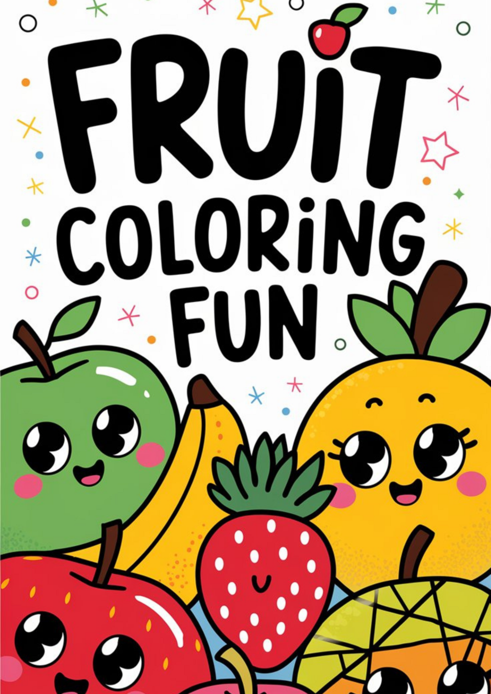 Fruit coloring fun-11 coloring pages