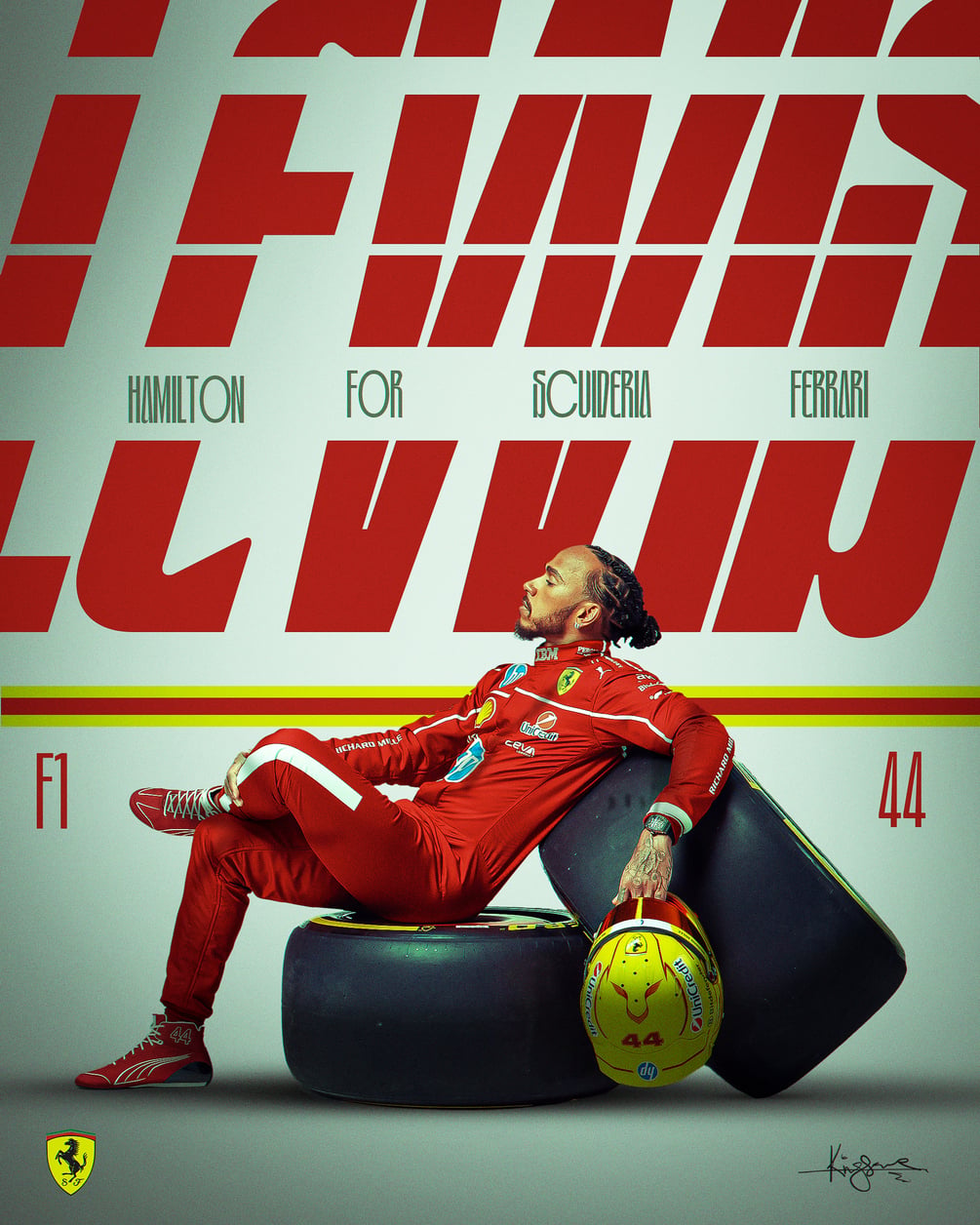 LEWIS HAMILTON GRAPHIC PSD