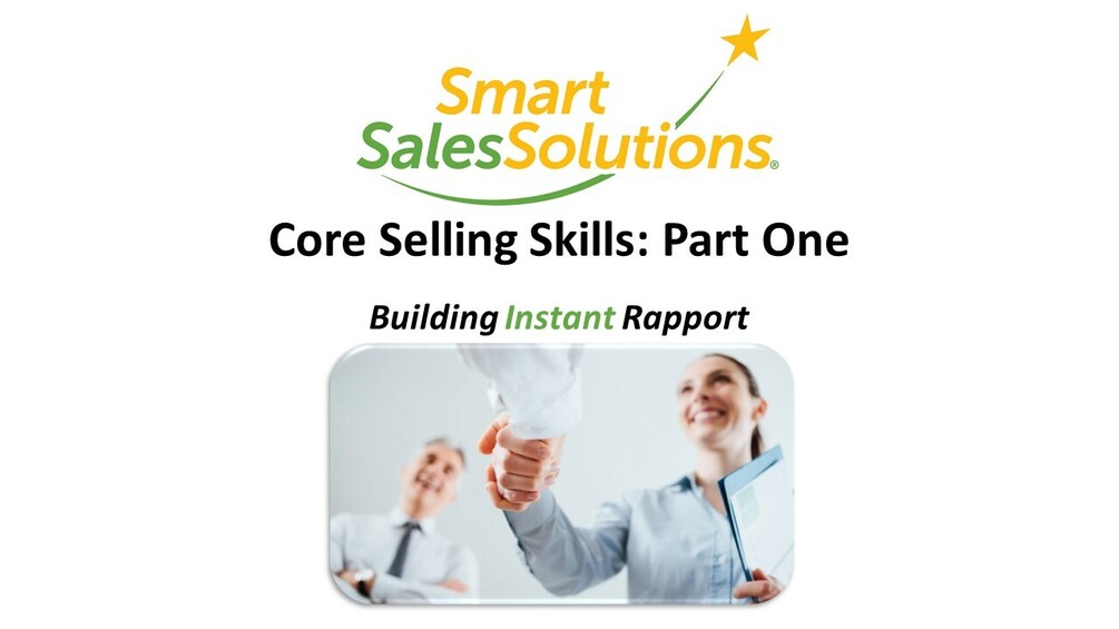 Building Instant Rapport In 10 Seconds or Less