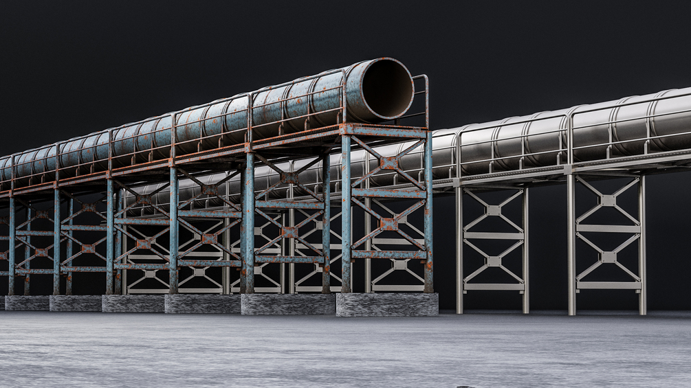 Pipeline Generator for Blender (Geometry Nodes) - Version 2