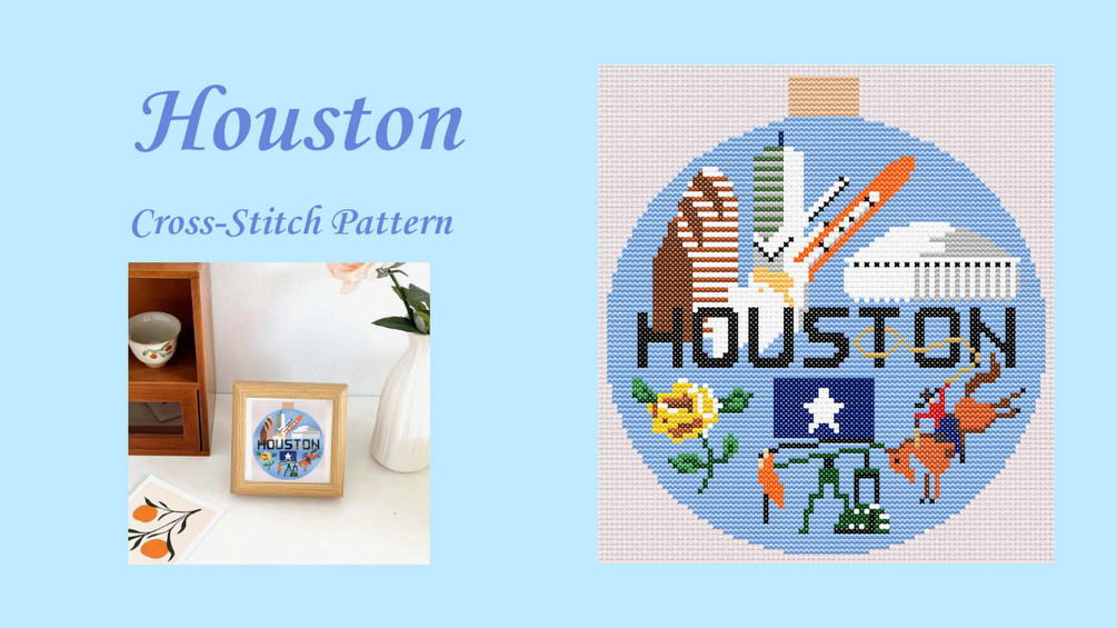 Houston Cross-Stitch Pattern