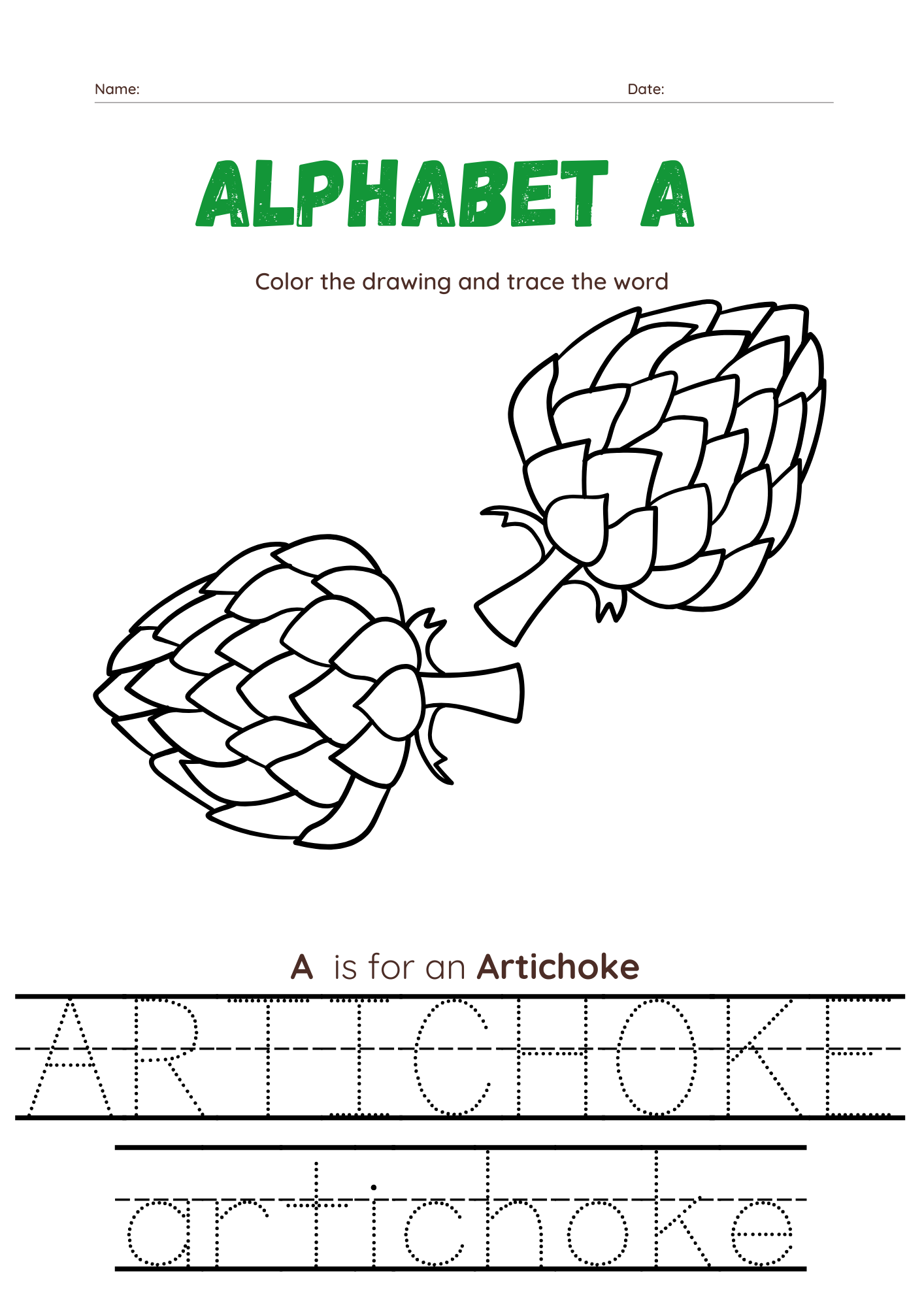 🍎🥦Fruits & Vegetables Alphabet Coloring Book Bundle (A–Z Printable Pack ...