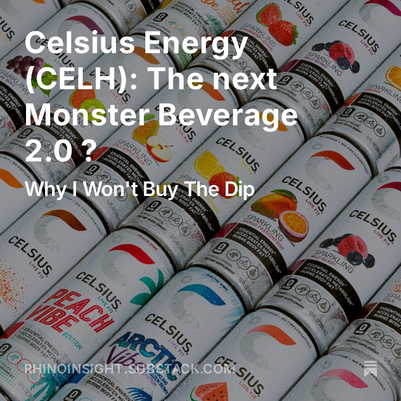 Celsius Energy (CELH): The next Monster Beverage 2.0