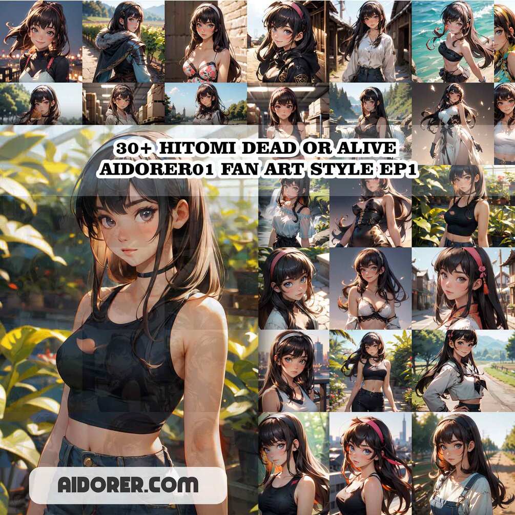 30+ HITOMI DEAD OR ALIVE AIDORER01 FAN ART STYLE EP1