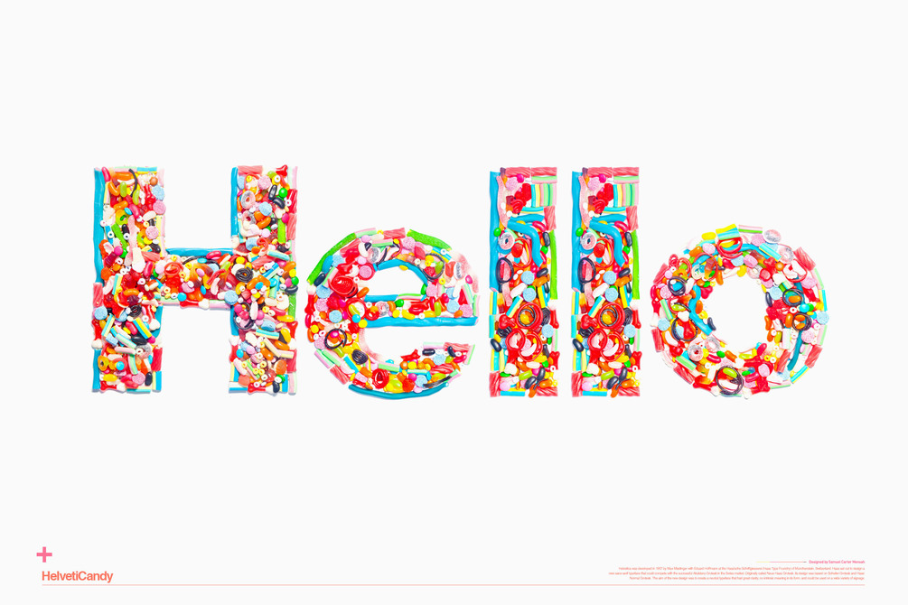 HelvetiCandy Alphabet