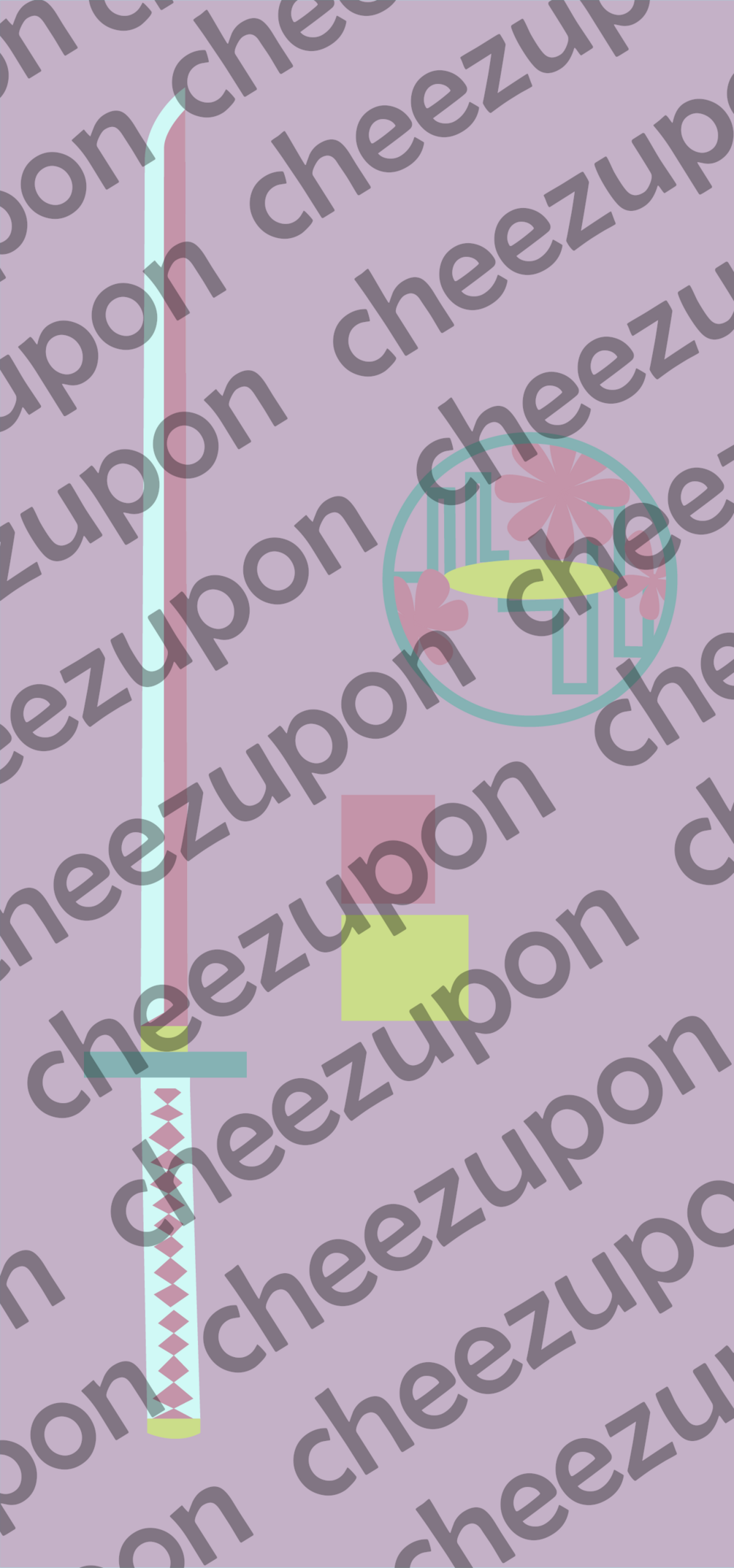 Kimetsu no Yaiba ( Demon Slayer ) Katana Design - Kanao Tsuyuri (栗 (つ ...