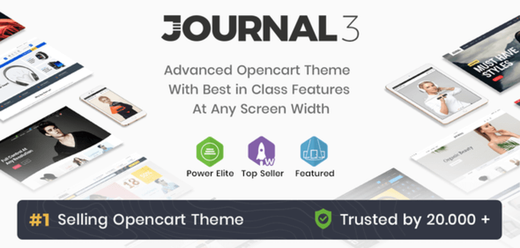 Journal - Advanced Opencart Theme - V3.1.18 FULL DATA With DEMO