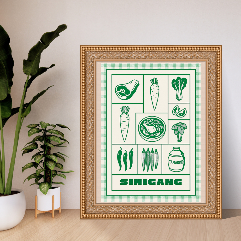 SINIGANG Kitchen Wall Art, Filipino Food Poster, Pinoy Kitchen Wall Art ...