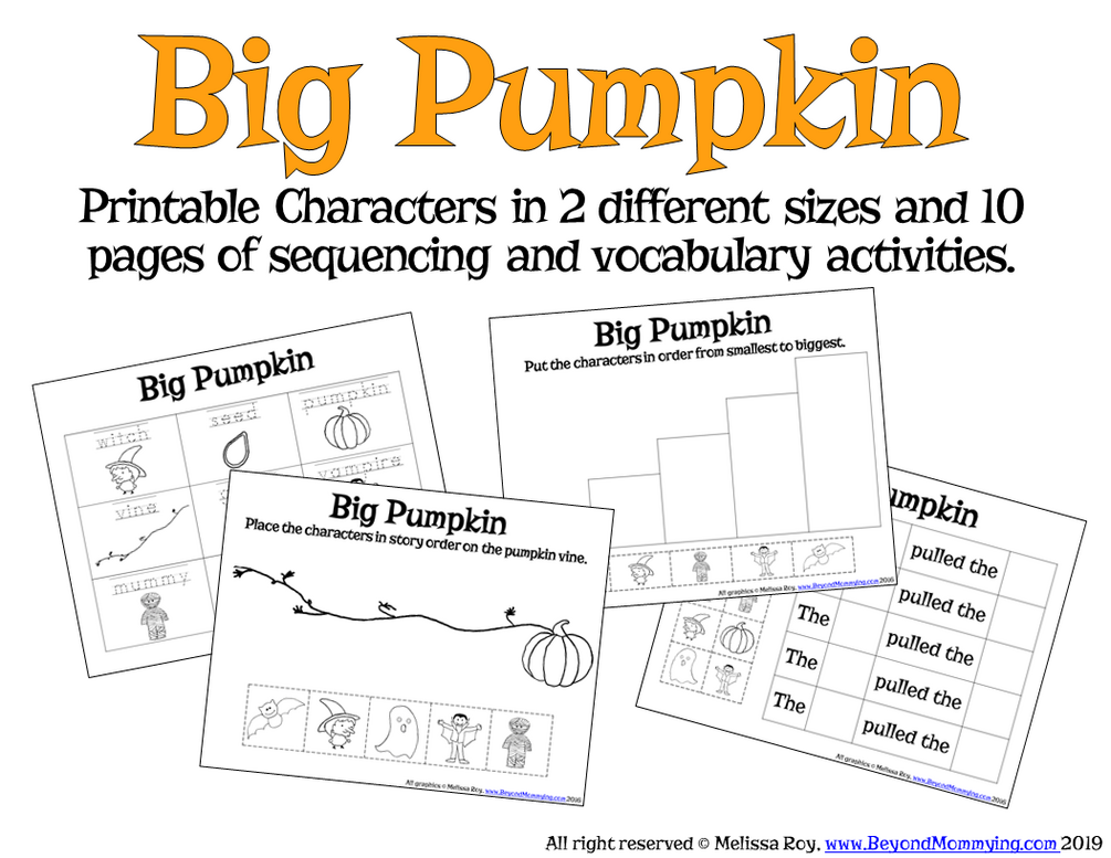 Big Pumpkin Activities