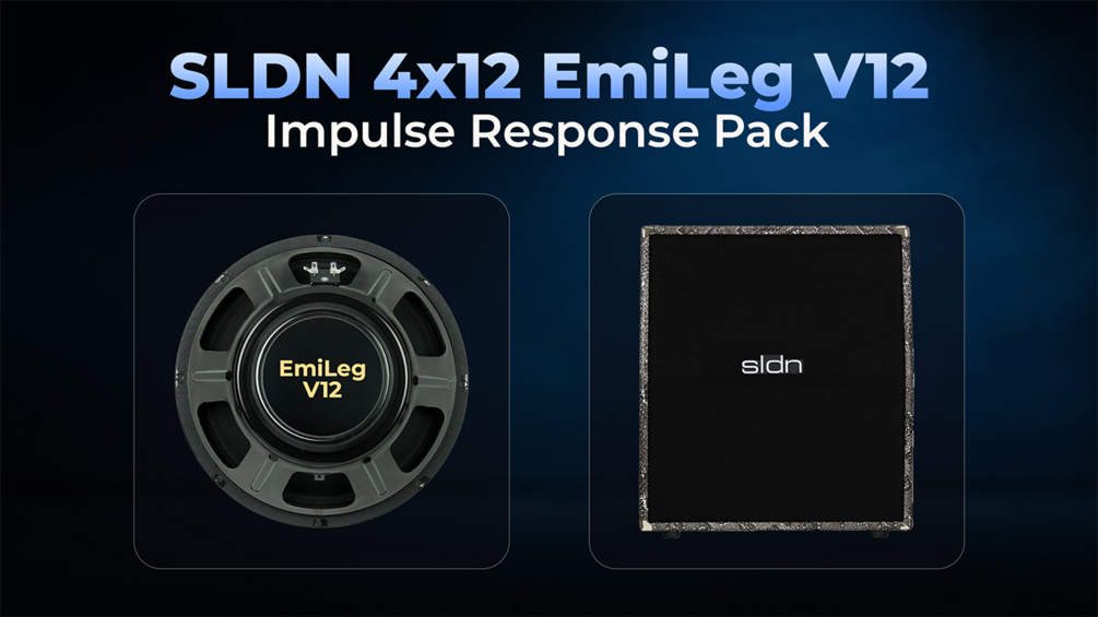 SLDN 4x12 EmiLeg V12 Impulse Response Pack - IR Cabs for Guitar Tone