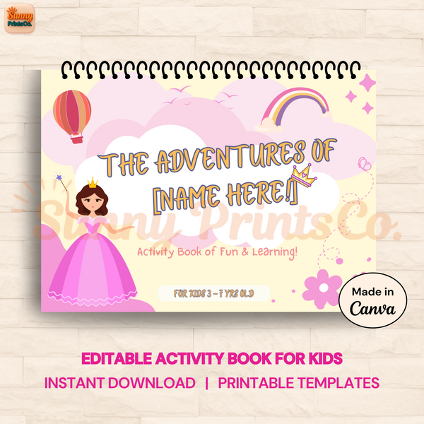 30% DISCOUNT All 7 Themed-Kids Activity Books Template Bundle