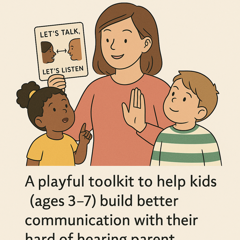 Let’s Talk, Let’s Listen – A Toolkit for Kids with a Hard of Hearing Parent