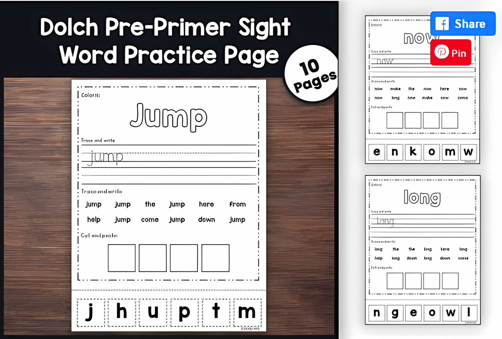Sight Words Sample