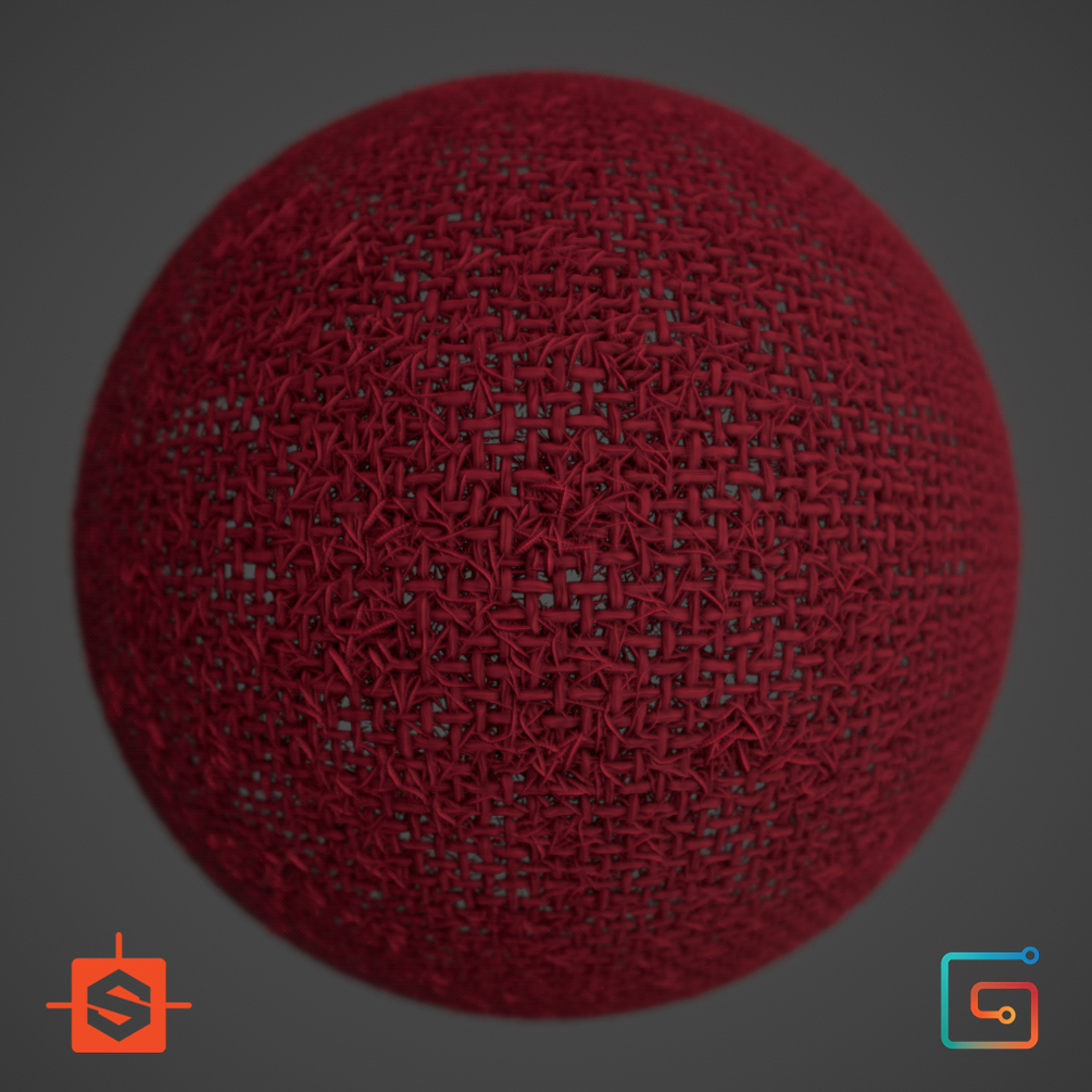 Substance Designer Cloth Weave Material