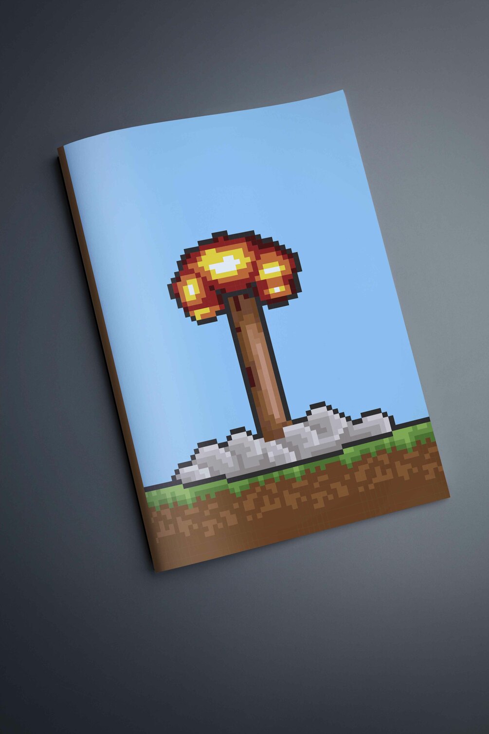 Old Gaming Blast and Game Over Scene style Book Cover Digital Template ...