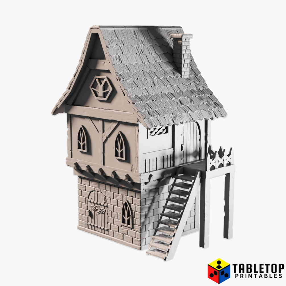 Medieval Fantasy Healer House - Digital STL Files