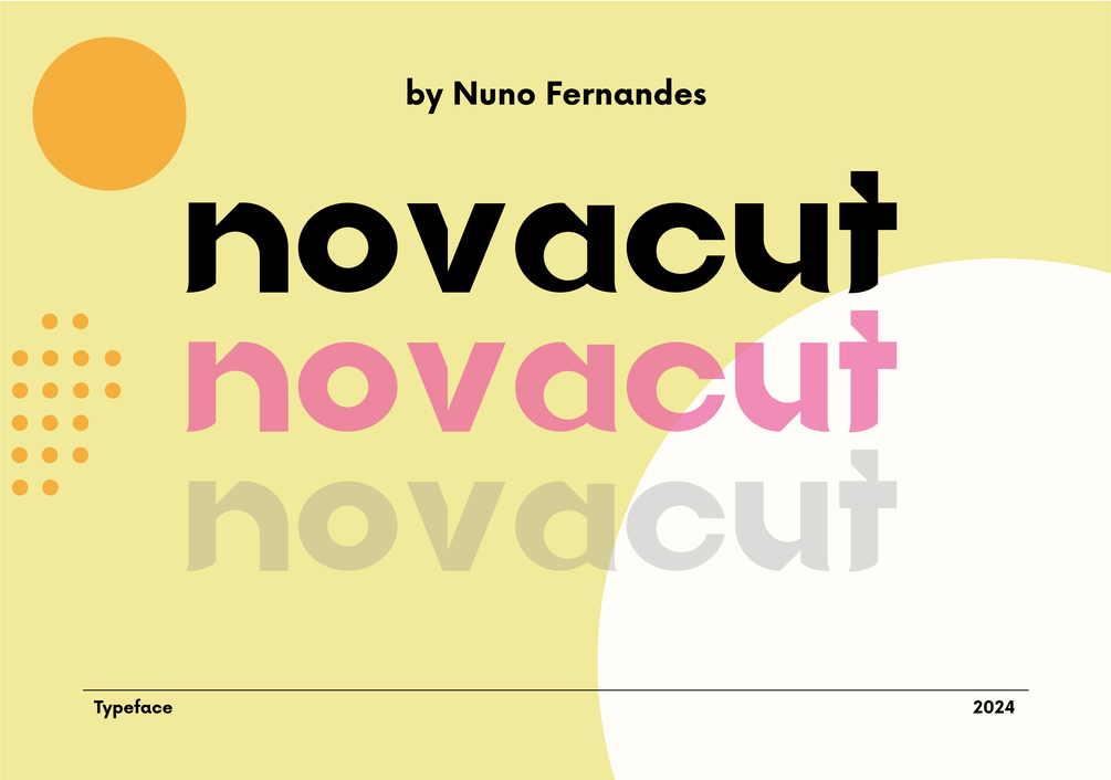 NovaCut - Typeface