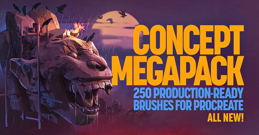 It's Here! Concept Megapack for Procreate - MattyB