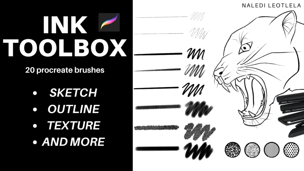 Ink Toolbox - Procreate Brush Pack