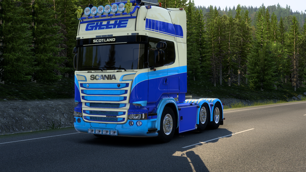 [ETS 2] GILLIE Transports skin mod for FRED SCANIA 5/6 Series