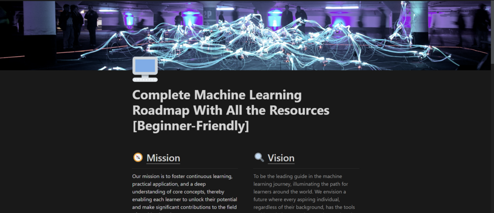 Complete Machine Learning Roadmap with Resources [Beginner Friendly]