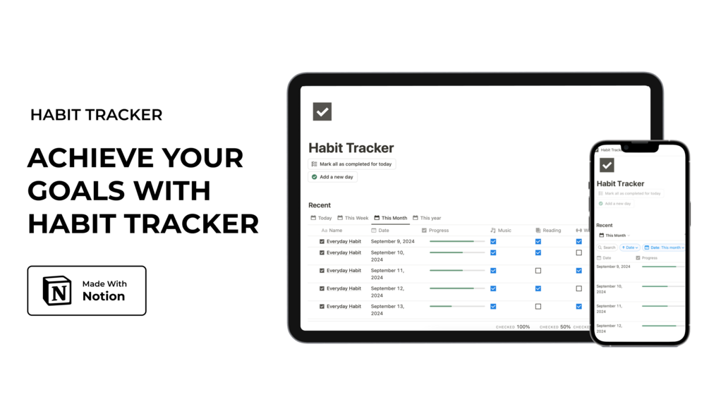 Habit Tracker | Road to Success