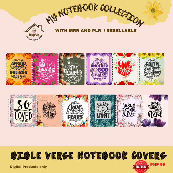 Bible Verse Notebook Covers