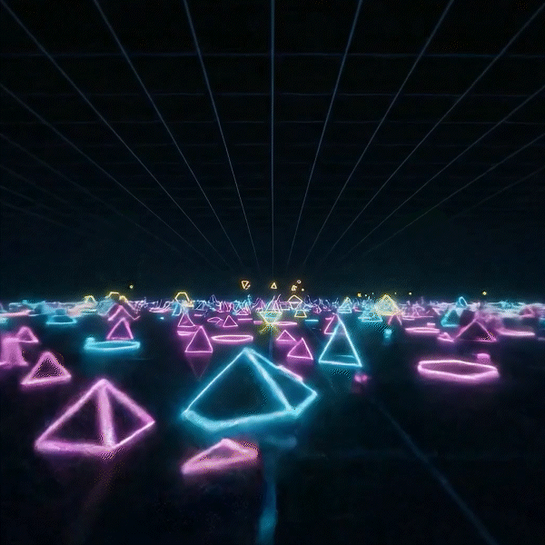 TECHNO VISUALS PACK - NEON Geometry - VJ Loops