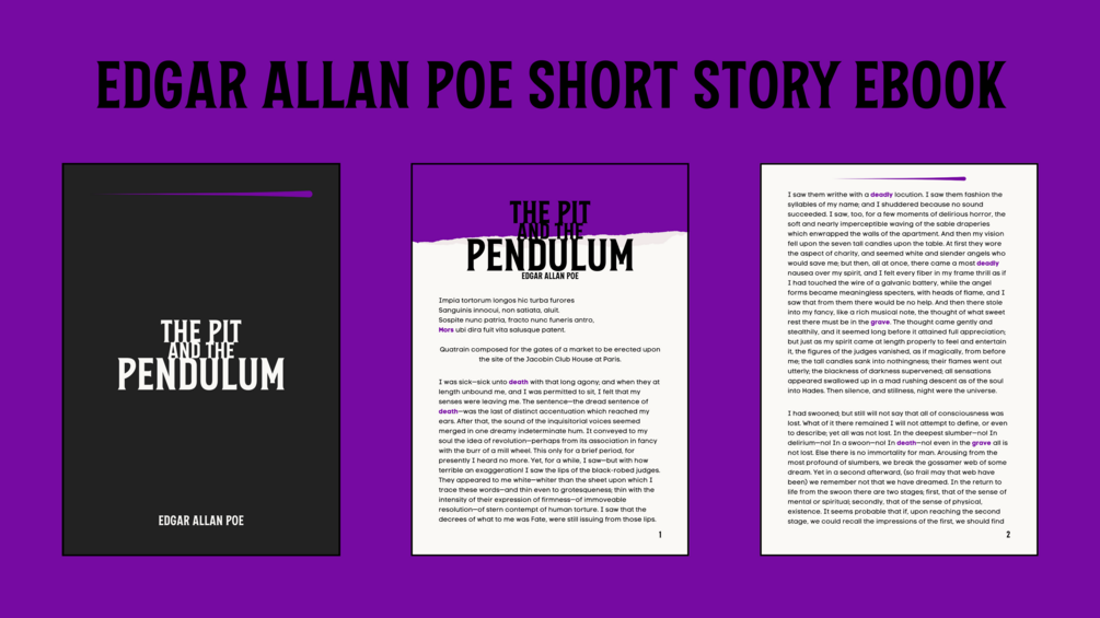 THE PIT AND THE PENDULUM BY EDGAR ALLAN POE