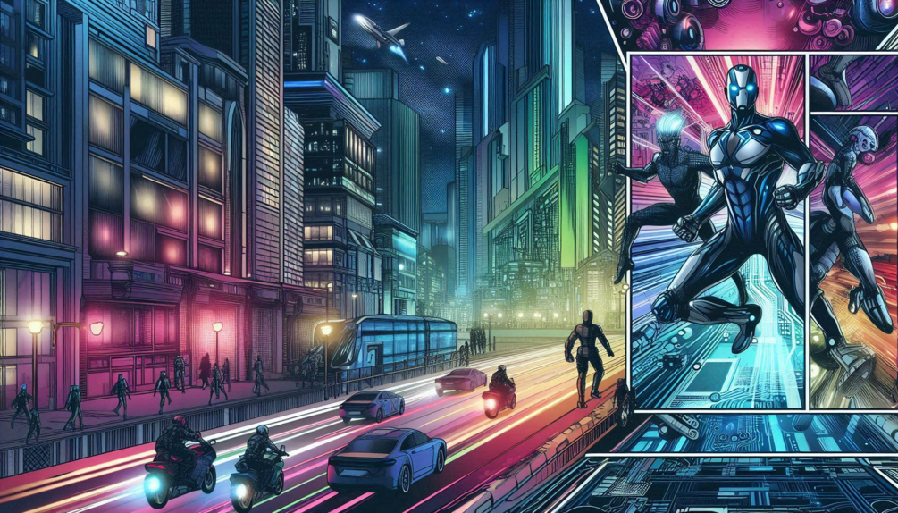 itle: 🎨 Dive into the Vibrant World of Comic Street Cityscapes! 🌆