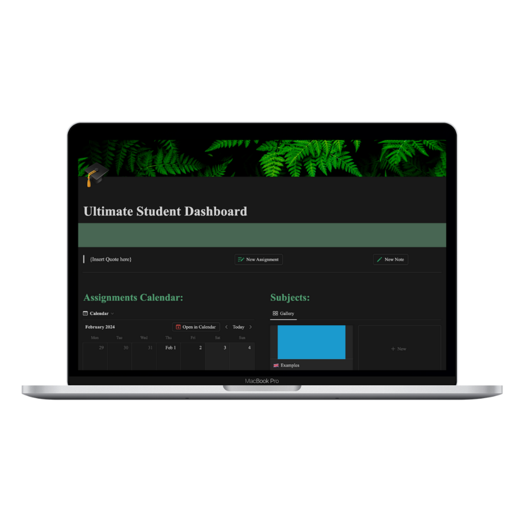 Ultimate Student Dashboard