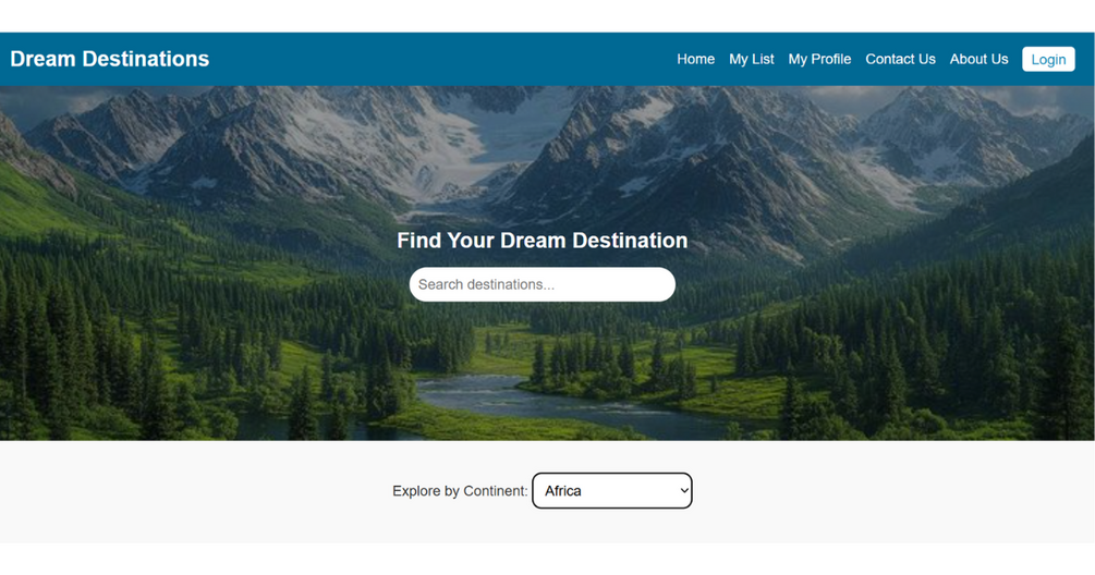 Travel Website UI Template