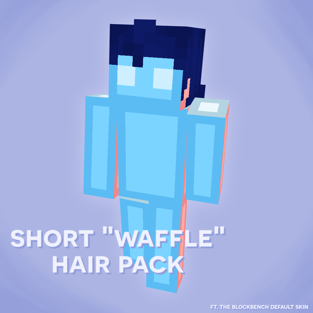 Short "Waffle" Hair Pack [Minecraft Skin]