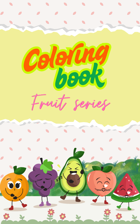 Busy book - Coloring book(Fruit series)