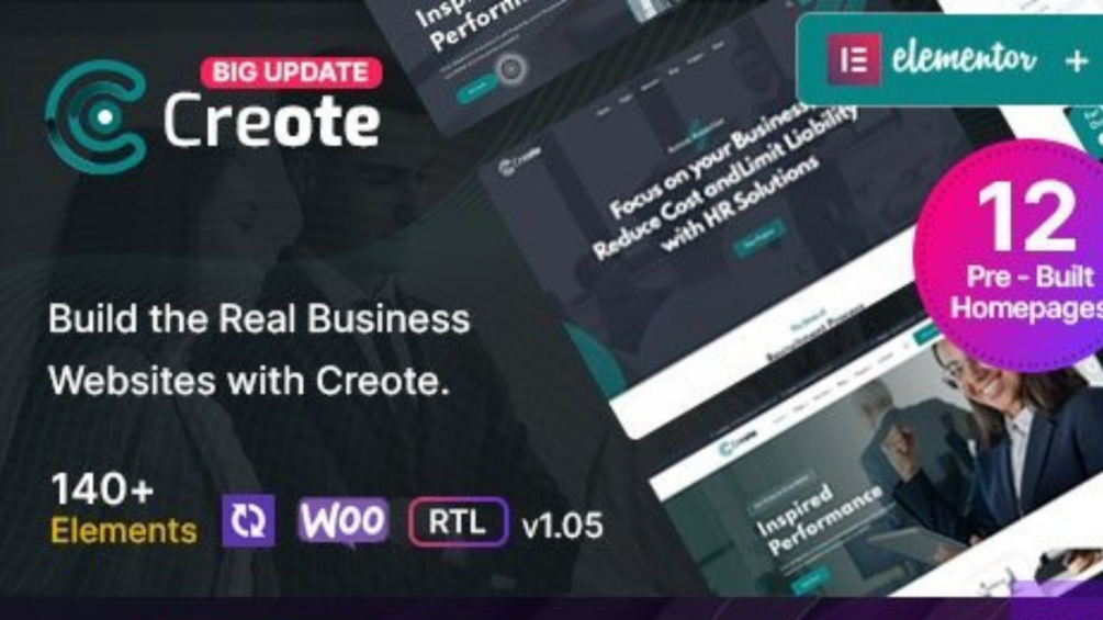 Creote v2.8.2 - Consulting Business WordPress Theme