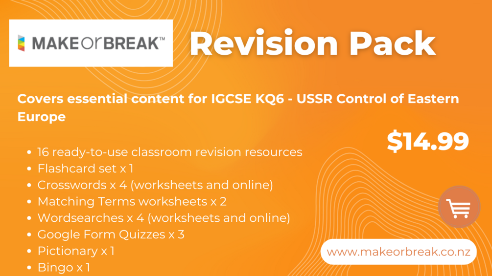 IGCSE History KQ 6: USSR Control of Eastern Europe