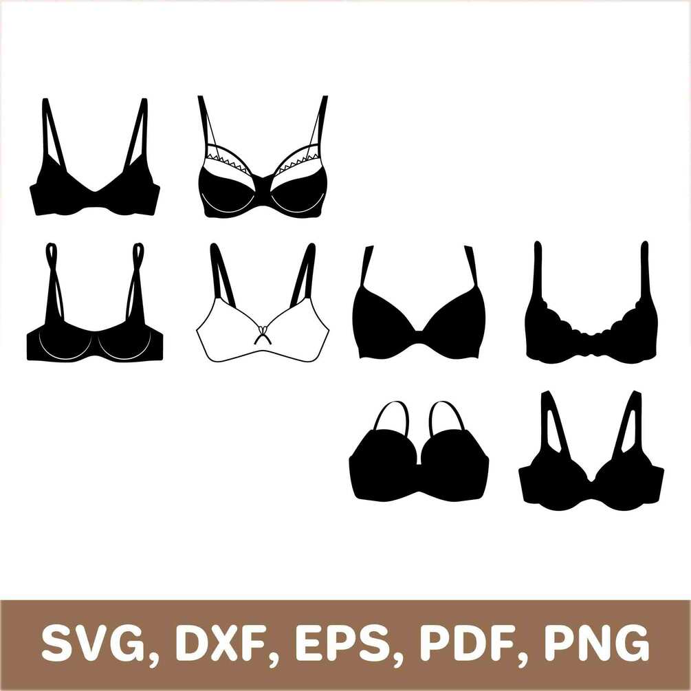 Bra svg, lingerie svg, bra template, bra png, bra clipart
