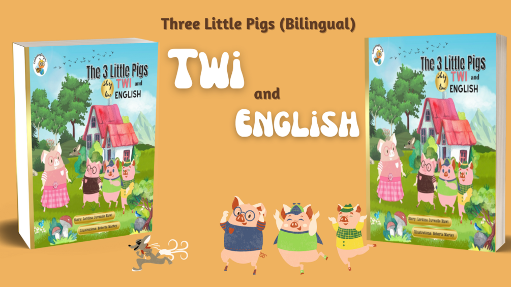 Three Little Pigs (bilingual) in Twi and English