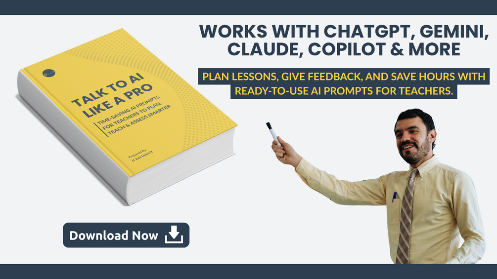 Talk to AI Like a Pro: Time-Saving AI Prompts for Teachers to Plan ...