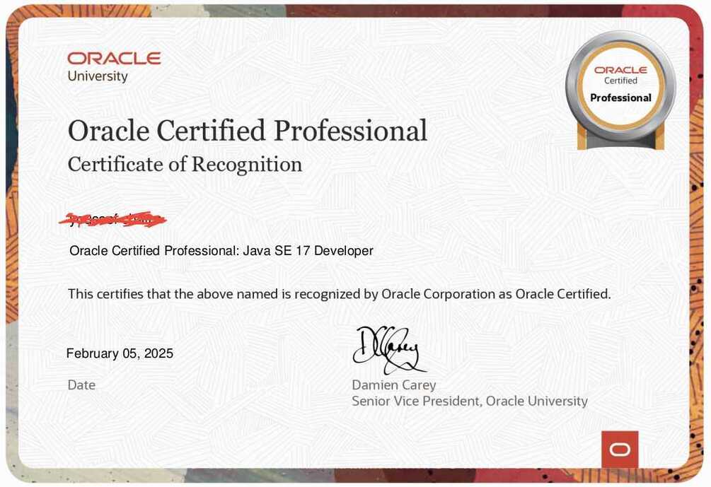 1Z0-829 – Oracle Certified Professional: Java SE 17 Developer – Actual Exam Questions (2025 Edition)