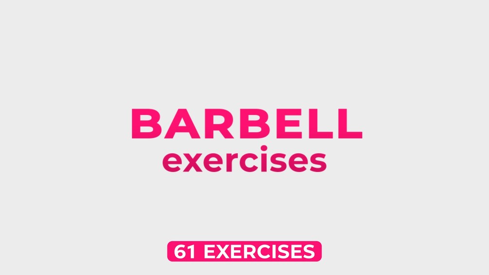 Women Animated Barbell Exercises