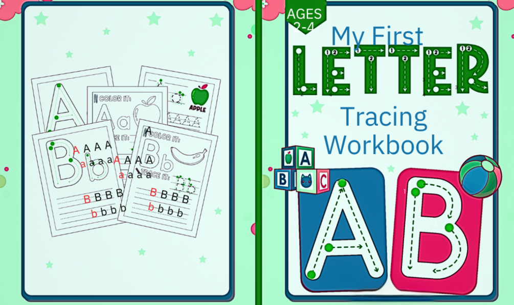 ABC Full Alphabet Letter Tracing Book