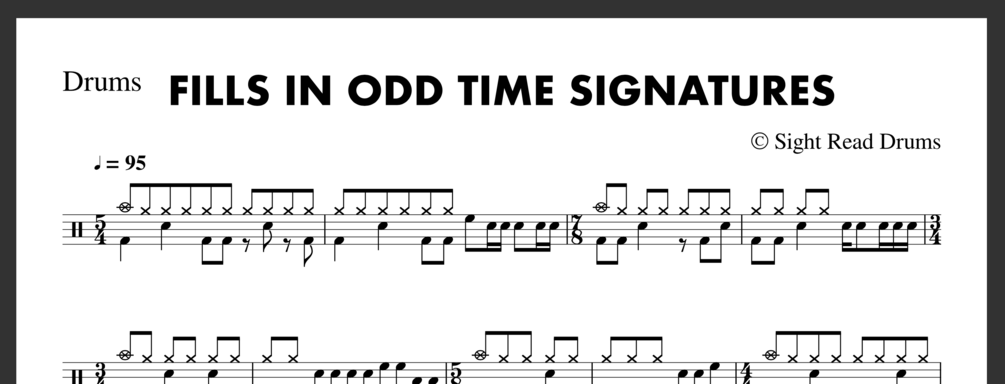 Fills In Odd Time Signatures